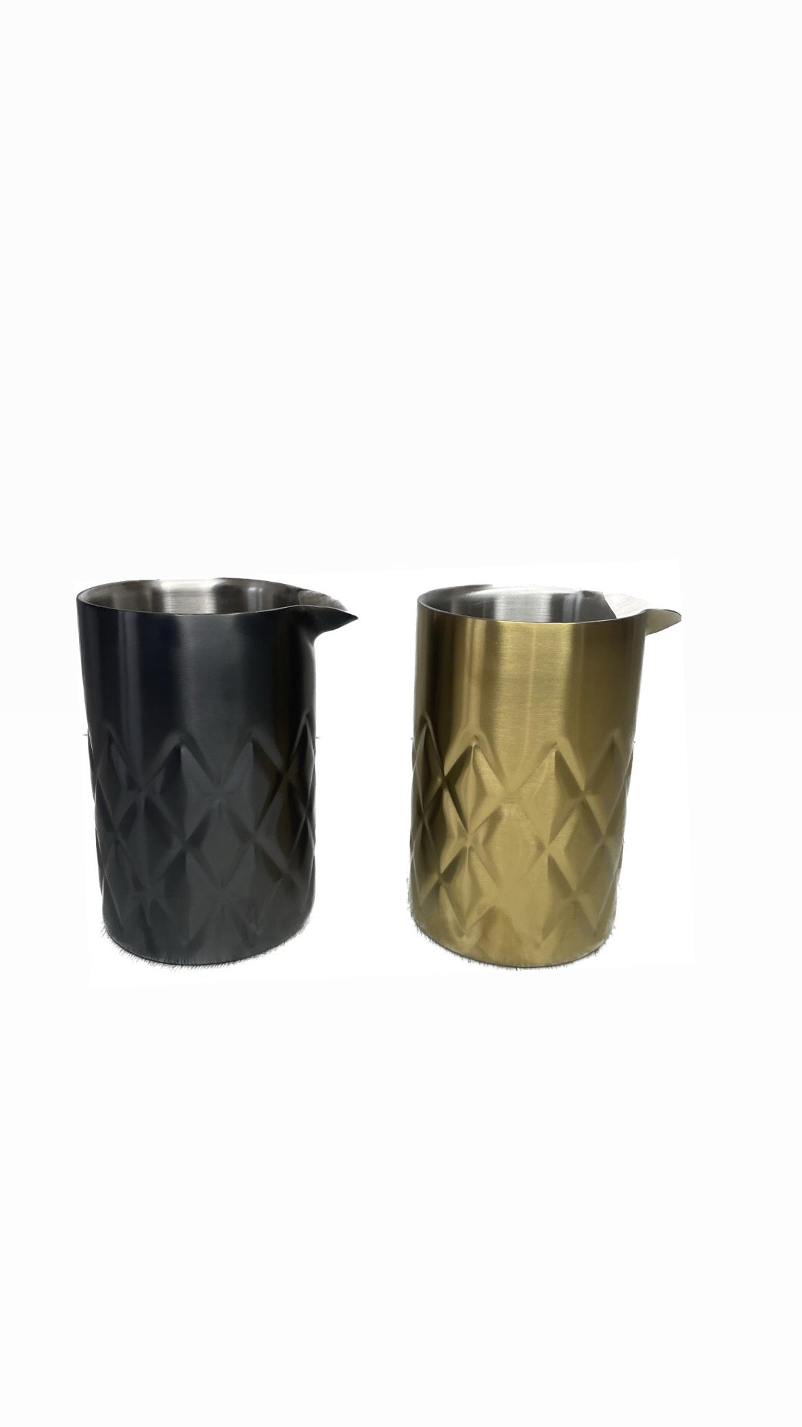 Mixing Glass 540ml Double Layer Grid Matt Master Store